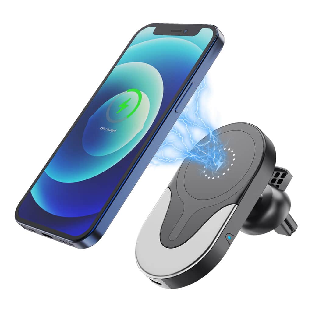 Magnetic Cooling Wireless Car Charger - inputcn.com